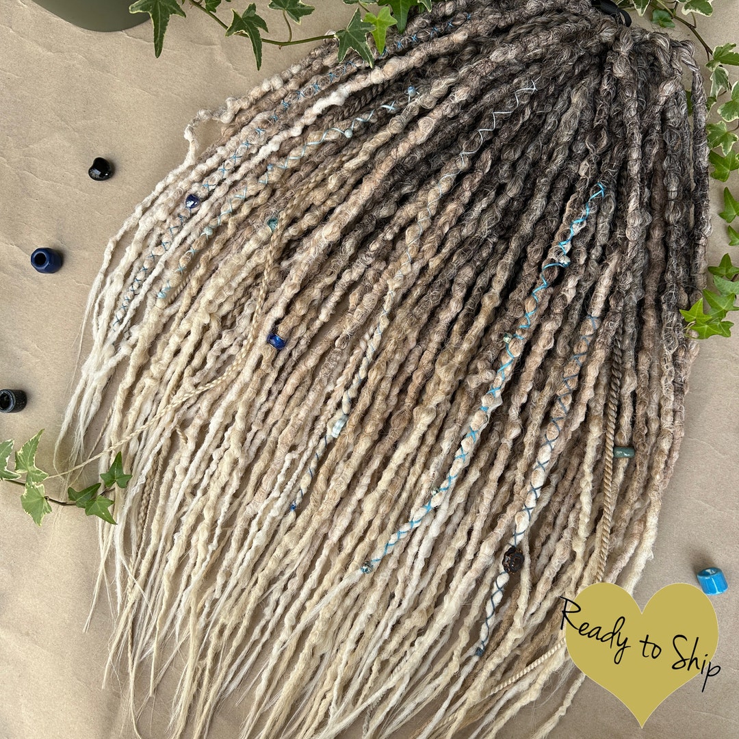 Ombre Dreadlocks, Blond Dreadlocks, Dark Brown to Blond Extensions ...