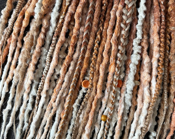 Ginger Dreadlocks, Orange Dreads, Auburn Synthetic Extensions, Copper ...
