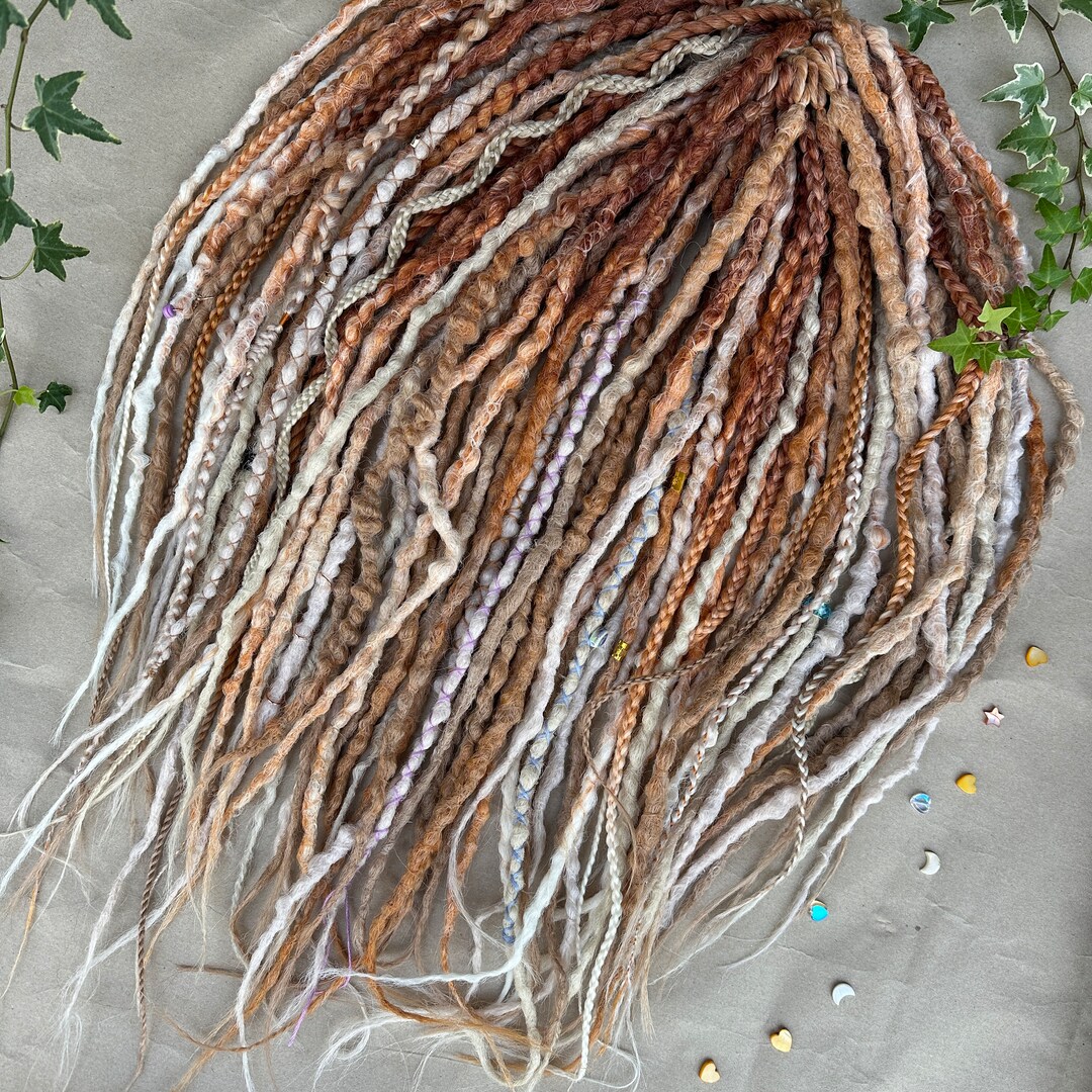 Ginger Dreadlocks, Orange Dreads, Auburn Synthetic Extensions, Copper ...