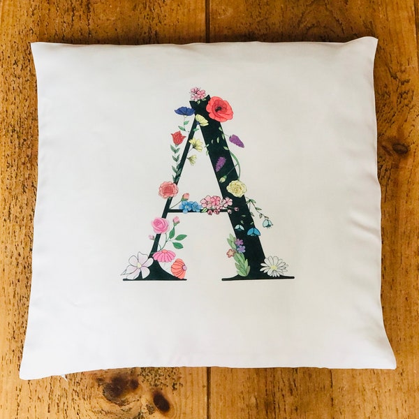 Initial Cushion - Etsy