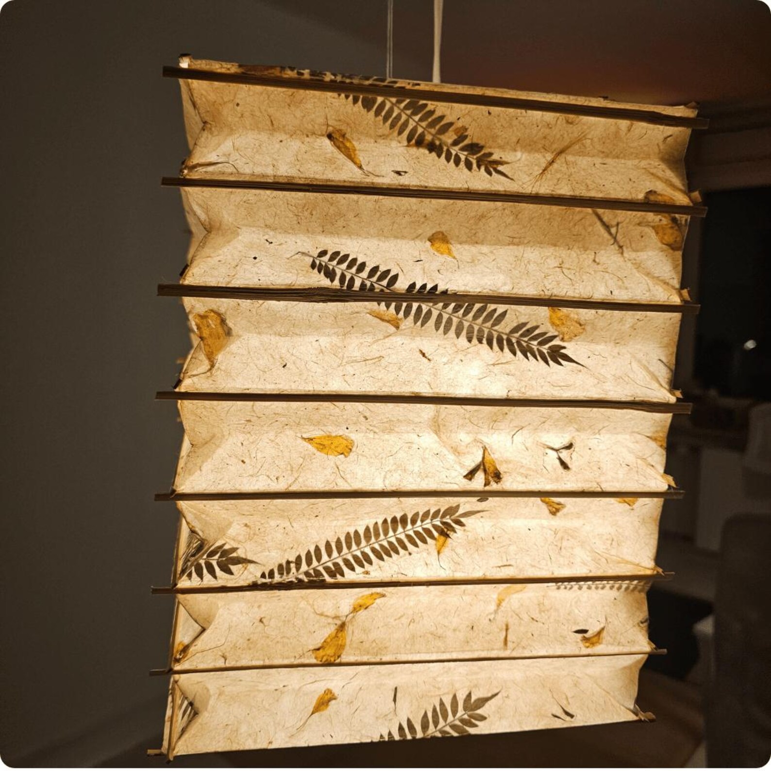 Handmade Nepali Kagaj AKA Lokta Paper Lampshade -ecofriendly Paper Lamp ...
