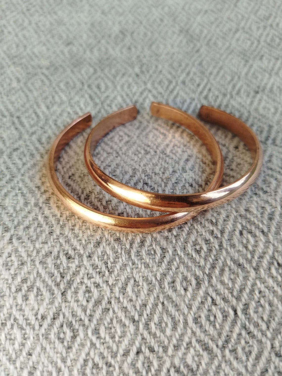 Hand Forged 100% Pure Copper Bracelet. Solid Copper Arthritis Relief ...