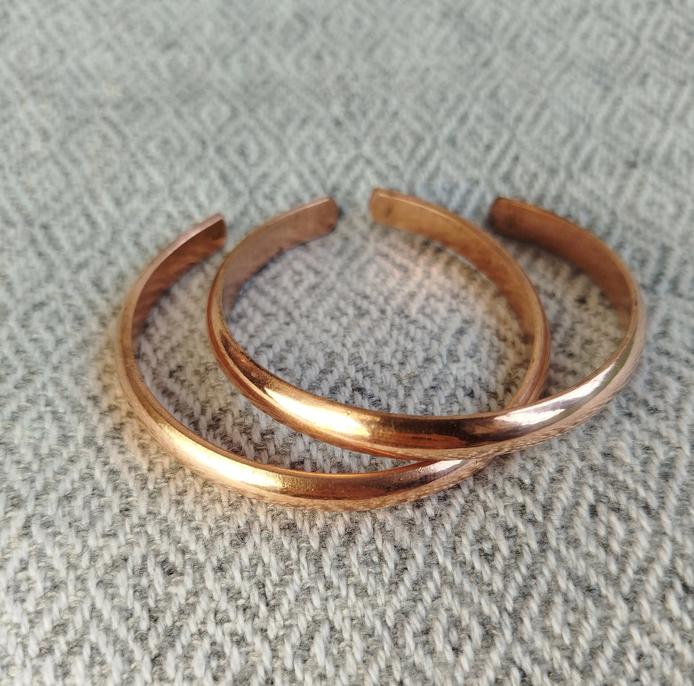 100% Pure Copper Bracelet - Solid Copper Bracelet for Men & Women ...