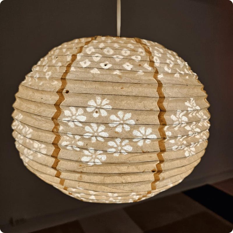 Rice Paper Lamp - Etsy
