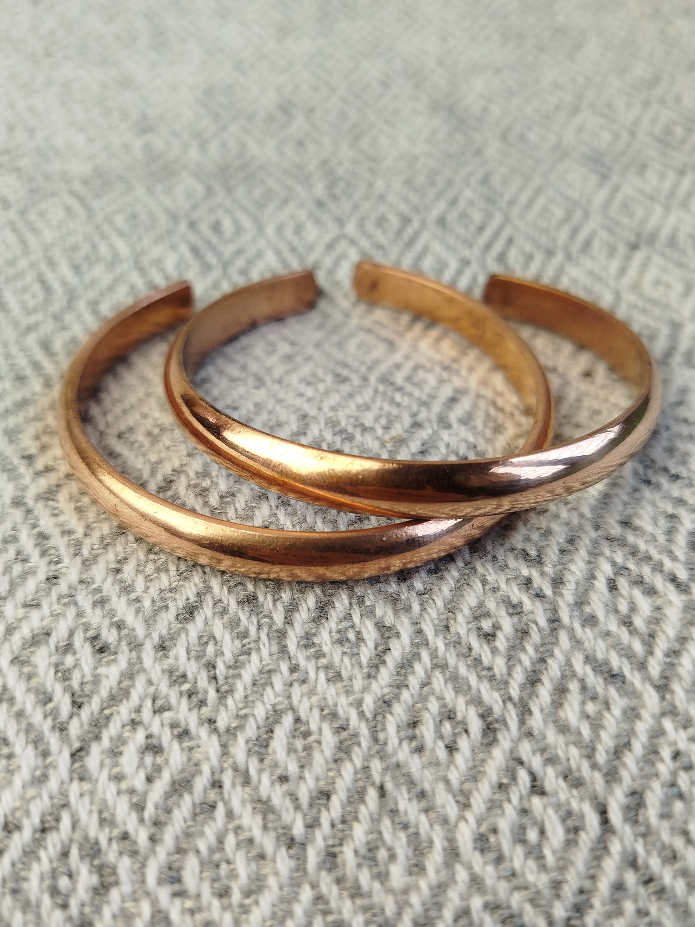100% Pure Copper Bracelet - Solid Copper Bracelet for Men & Women ...