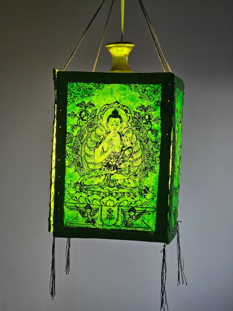 Handmade Nepali Kagaj AKA Lokta Paper Lampshade -ecofriendly Paper Lamp ...