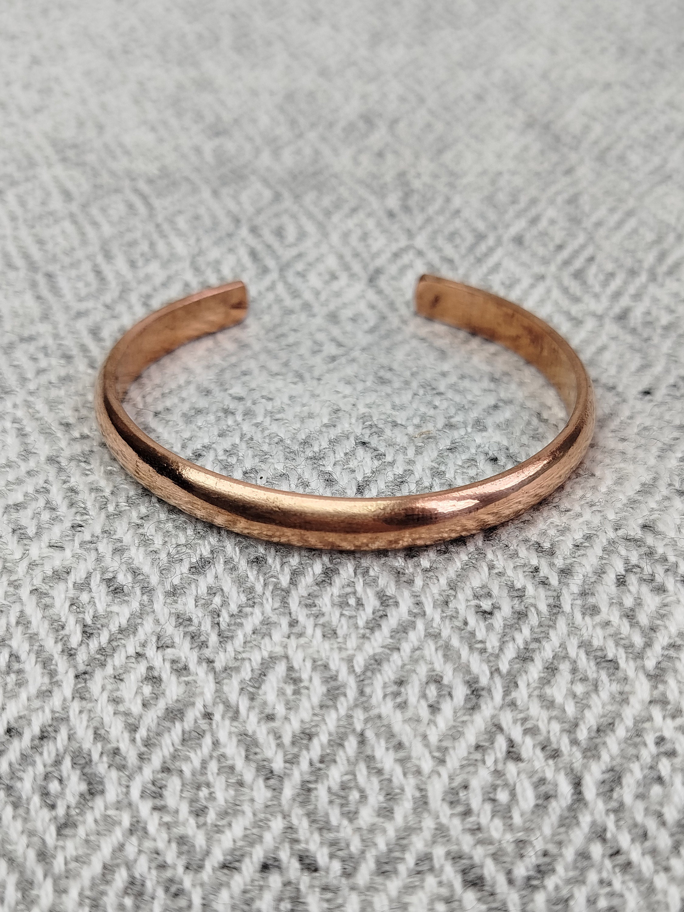 Hand Forged 100% Pure Copper Bracelet. Solid Copper Arthritis Relief ...
