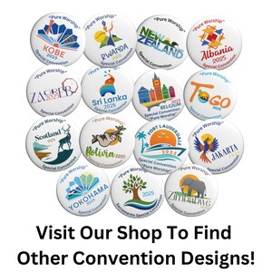 2025 Special Convention Pin, Scotland Special Convention Button, Jw ...