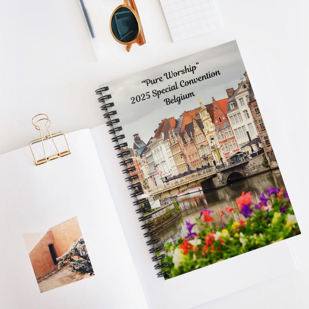 2025 Belgium Special Convention Notebook, JW Spiral Note Book, Europe ...