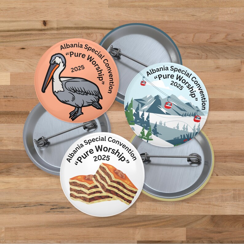 2025 Special Convention Button, Albania Special Convention Pin, Jw ...