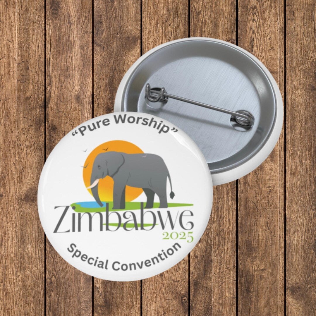 2025 Special Convention Button, Zimbabwe Special Convention Pin, Jw ...