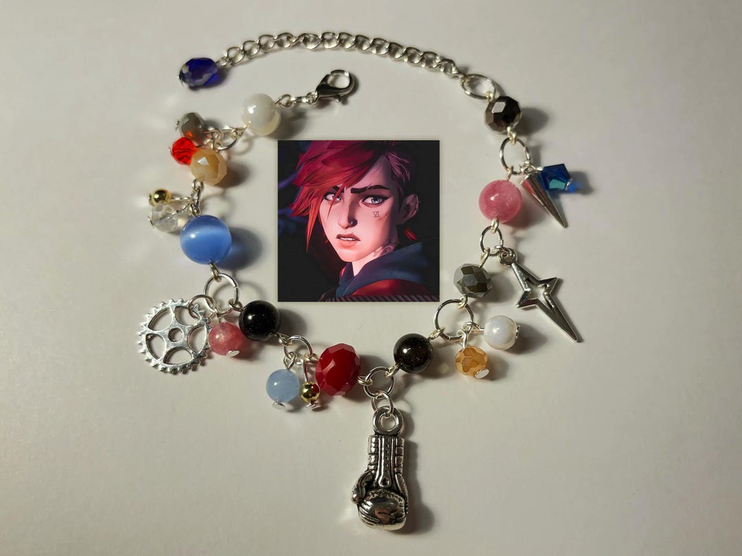 Vi Arcane Inspired Charm Bracelet - Etsy