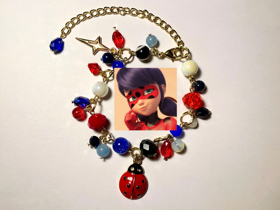 Miraculous Ladybug Charm Bracelet - Etsy