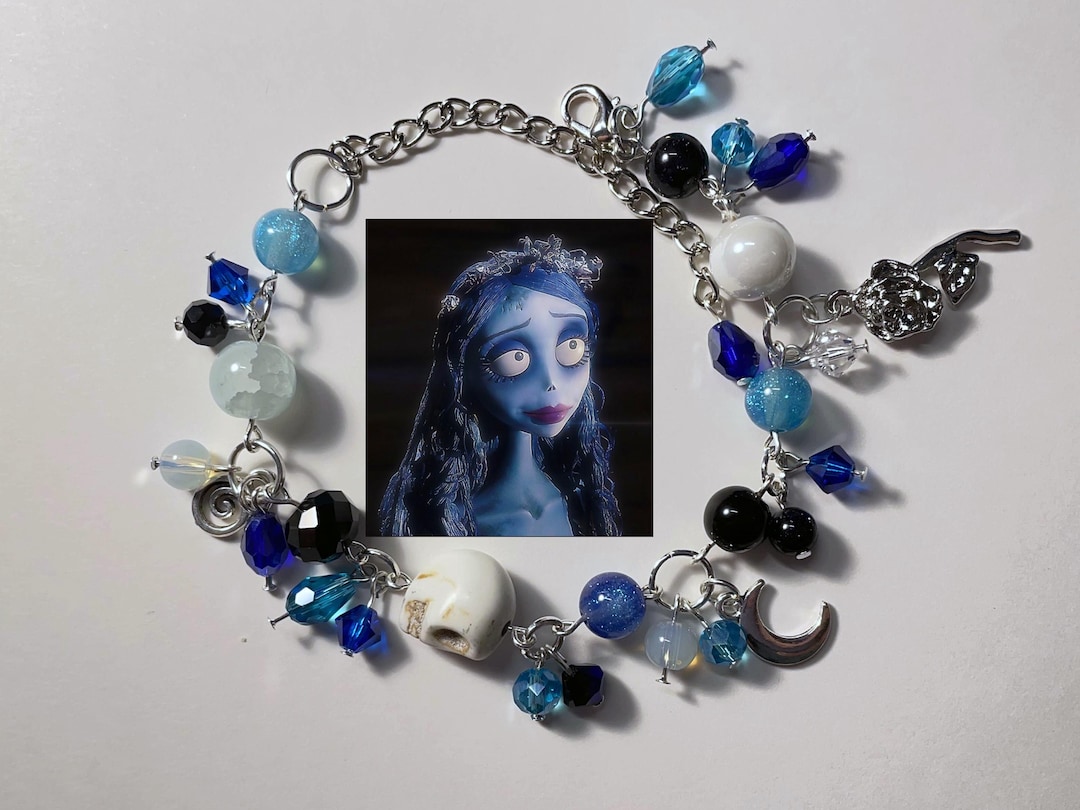 Emily Corpse Bride Charm Bracelet - Etsy
