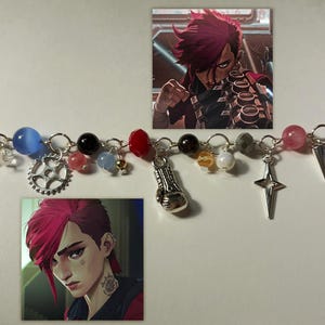 Vi Arcane Inspired Charm Bracelet - Etsy