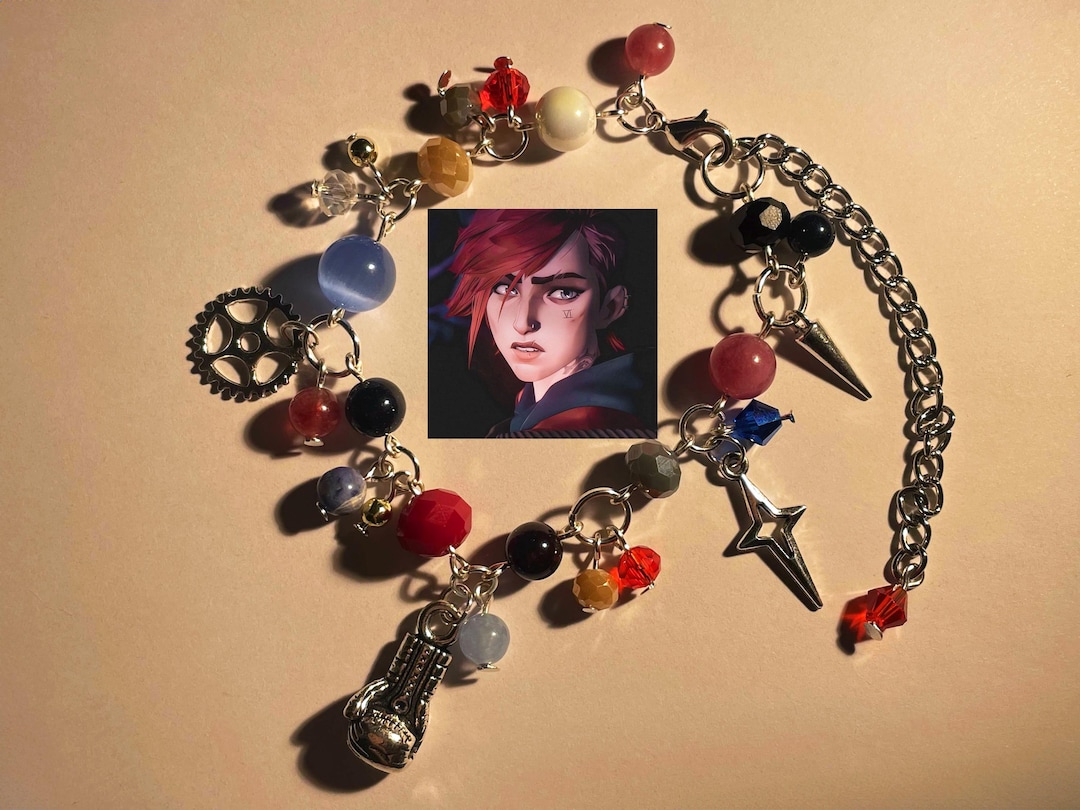 Vi Arcane Inspired Charm Bracelet - Etsy UK