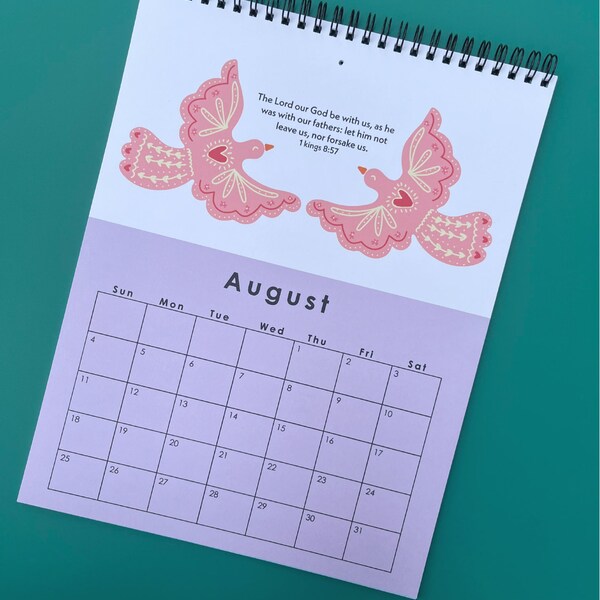 2024 Wall Scripture Calendar - Etsy