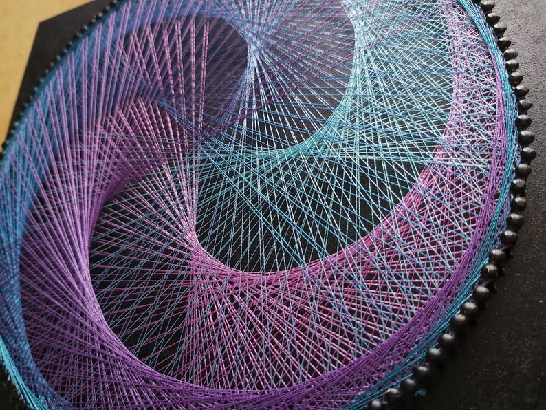 STRING ART Happy Mood | MANDALA | Wall Hanging | Meditation Geometry ...