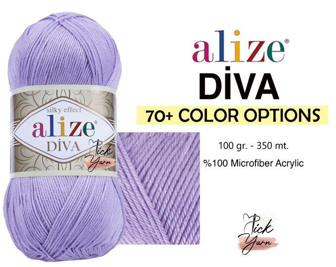 Alize Diva, Alize Diva Yarn, Microfiber Yarn, Acrylic Yarn, Bikini Yarn, Swimsuit Yarn, Lingerie ...