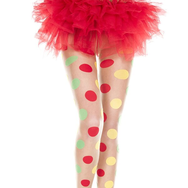 Polka Dot Tights - Etsy