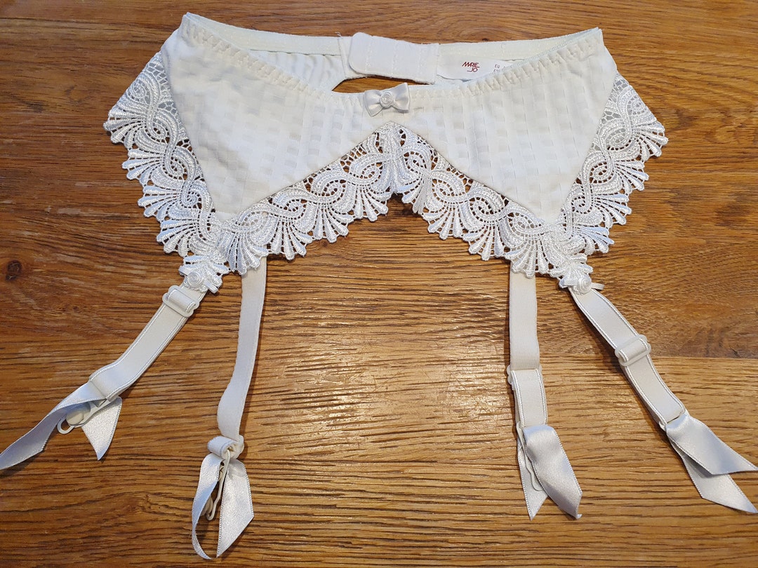Vintage Suspender Belt Antique Lace Lingerie 112 - Etsy
