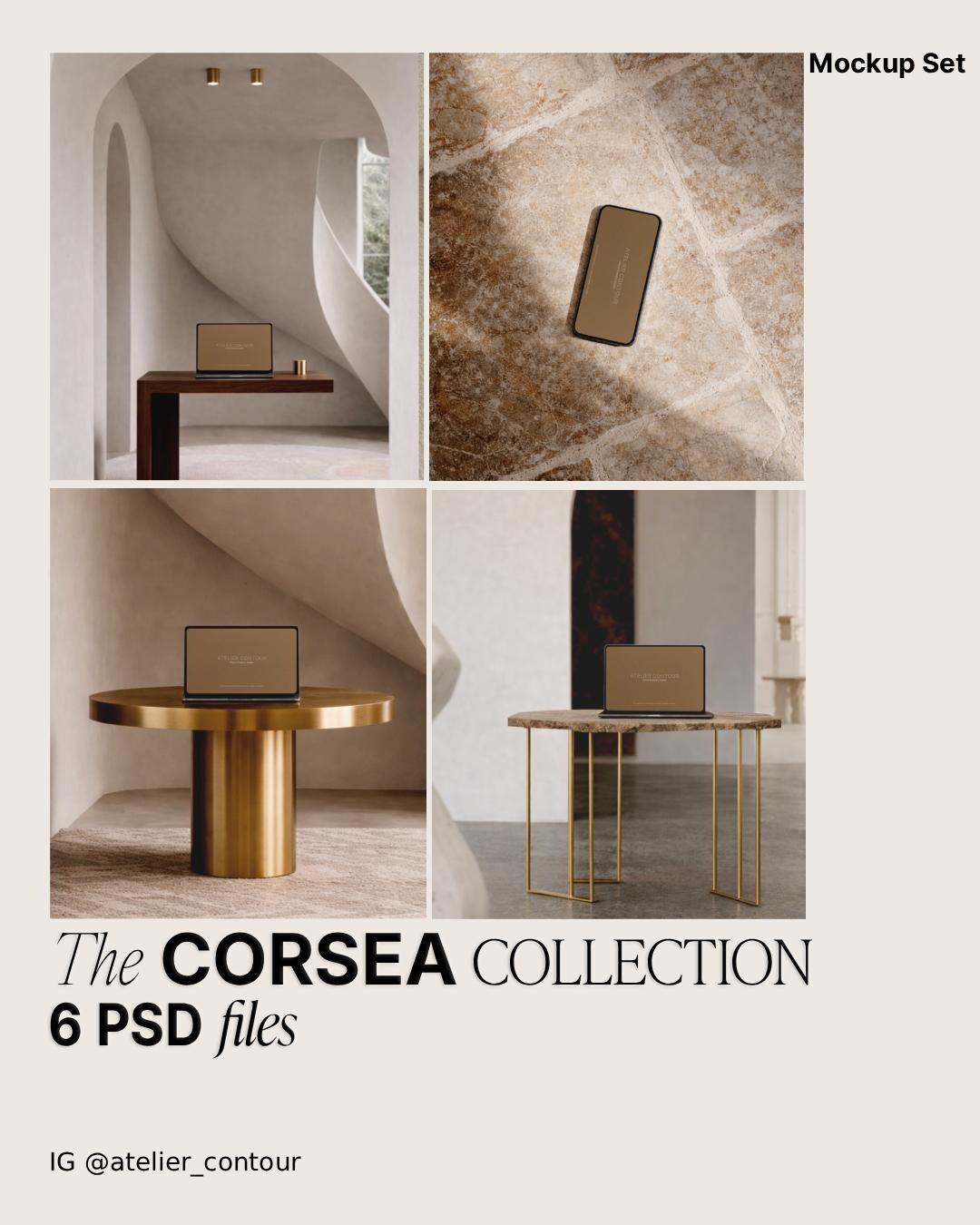 CORSEA Mockup Collection - Etsy