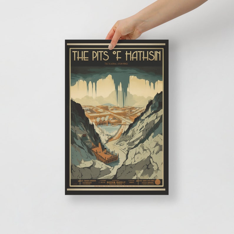 Mistborn Travel Poster: the Final Empire, Fantasy Wall Art - Etsy