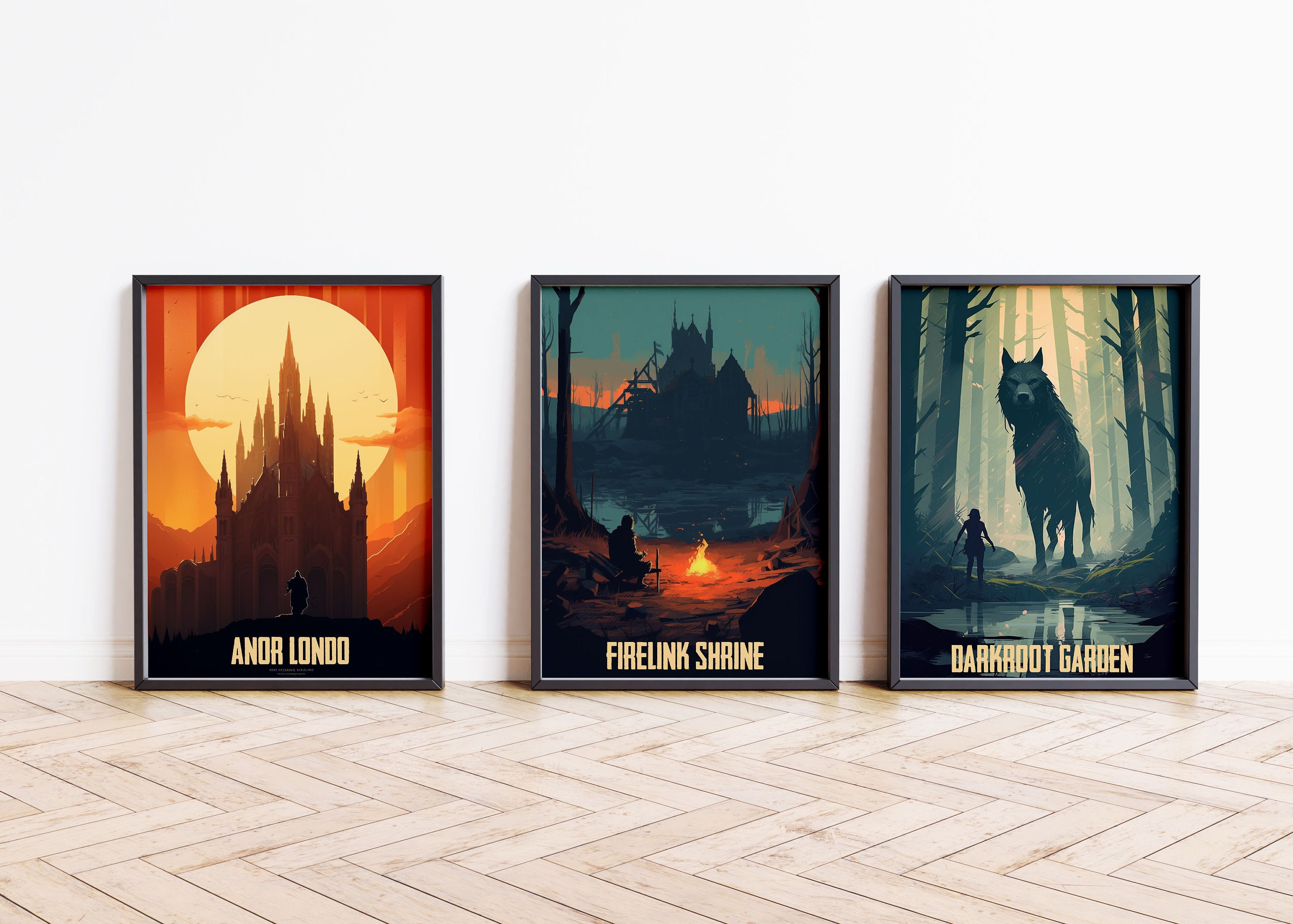 Dark Souls 3 X Vintage Travel Poster Mega Bundle Videogame - Etsy