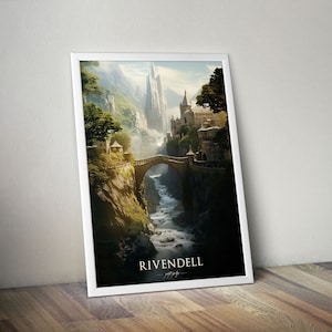 Middle Earth, Elven Kingdoms - 3 X Vintage Travel Poster Mega Bundle ...