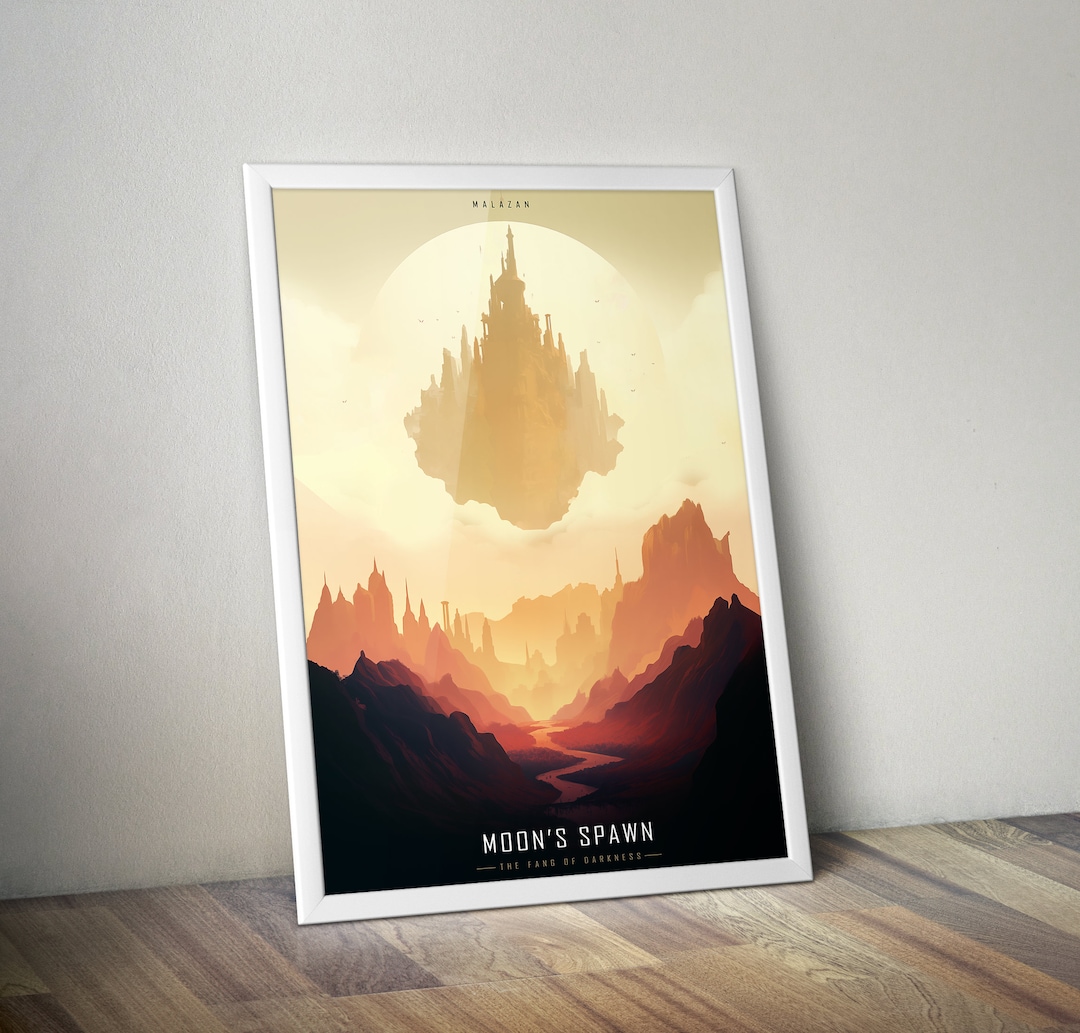 Malazan Book of the Fallen Poster: Moon's Spawn, Siege of Pale Art - Etsy
