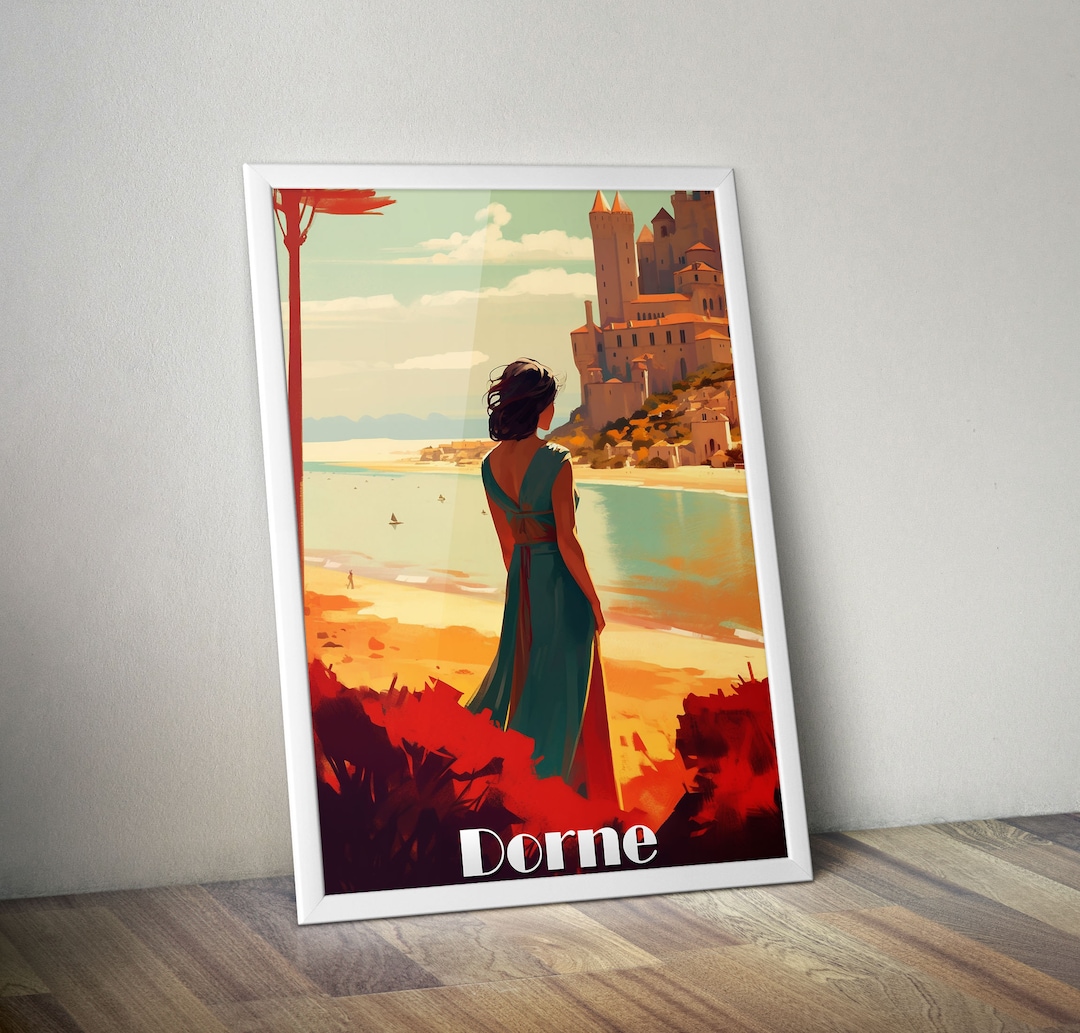 Game of Thrones - Vintage Travel Poster - Dorne, Westeros - Geek Fan ...