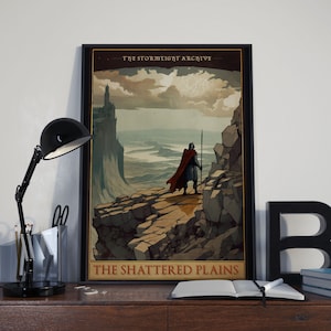 Stormlight Archive Vintage Travel Poster Set: Brandon Sanderson Fantasy ...