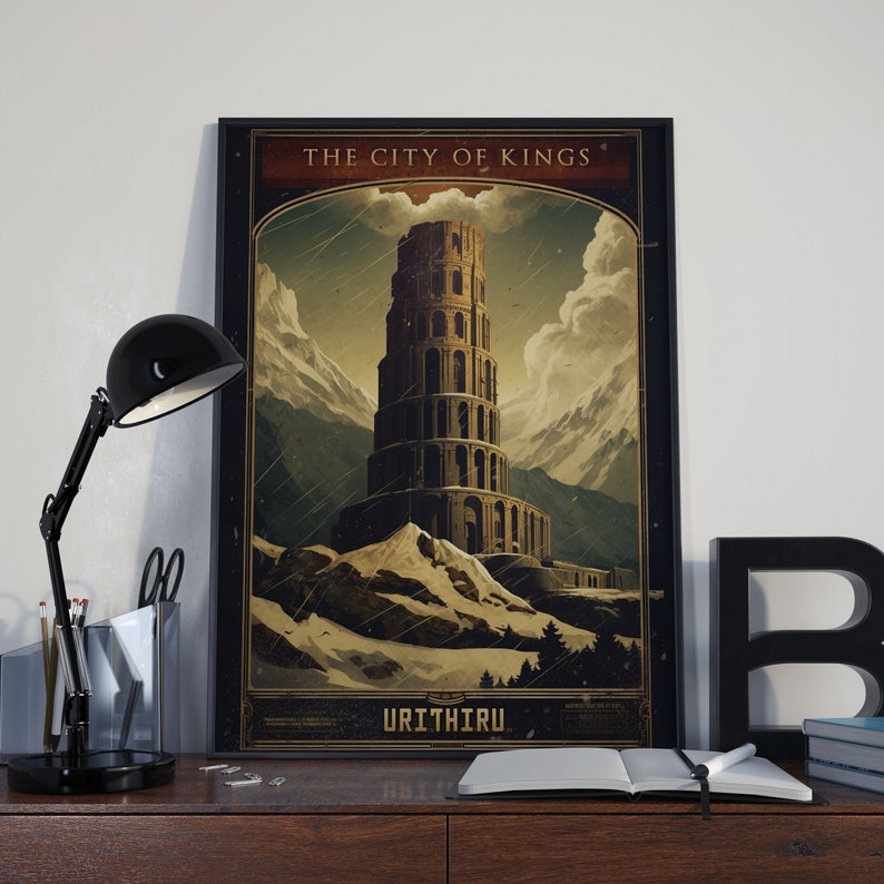 Urithiru Stormlight Archive Way of Kings Cosmere - Etsy