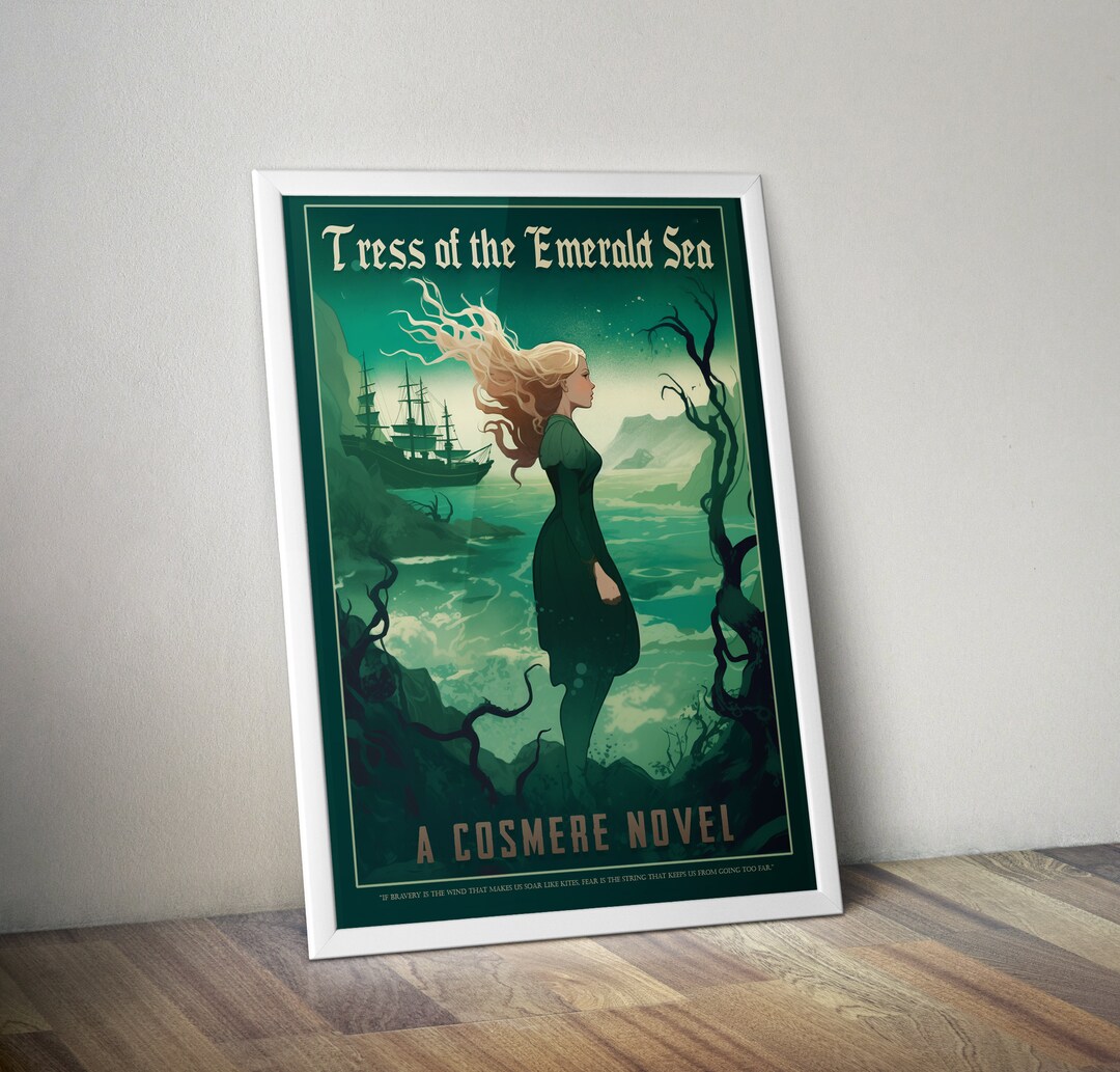 Tress of the Emerald Sea - Cosmere Universe Poster - Fantasy Fan ...