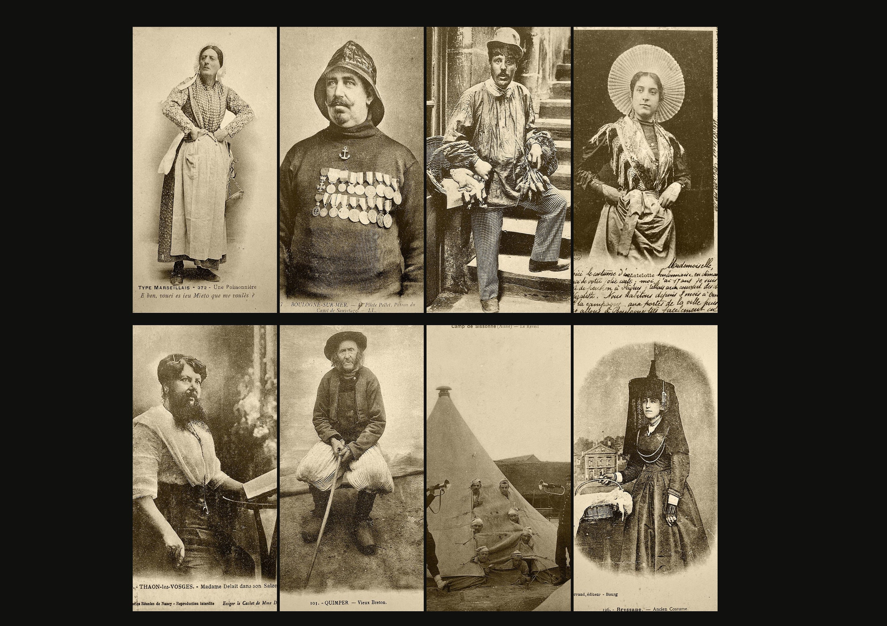 Personality's & Scenes Postcards Printable Commercial Use Digital Download Collage Sheets Set of ...