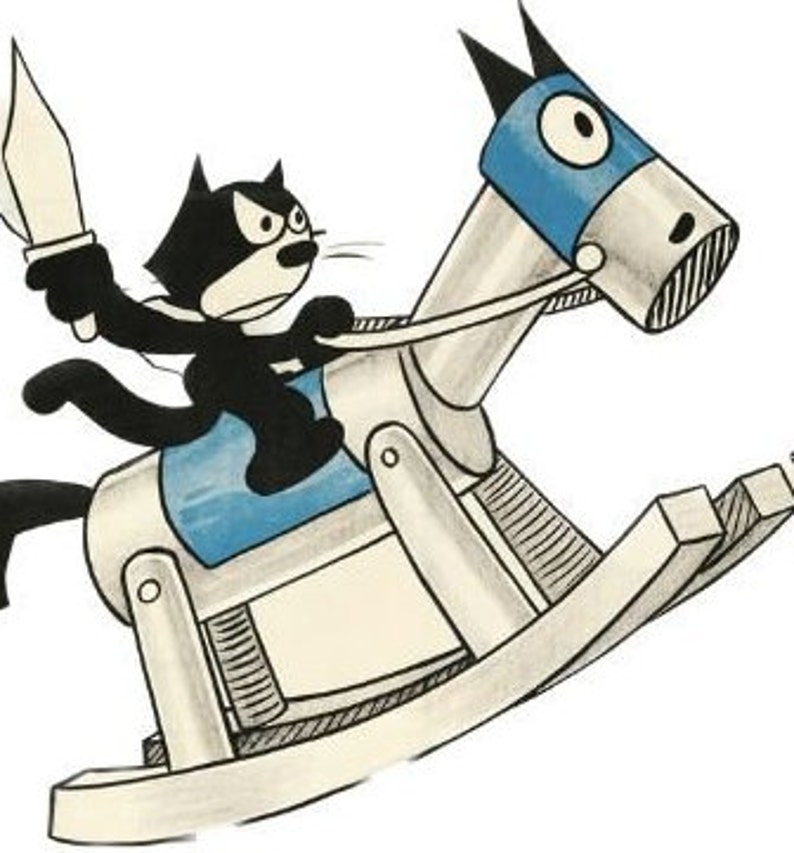 Printable Digital Art felix the Cat Wall Art High Resolution 300 Dpi ...