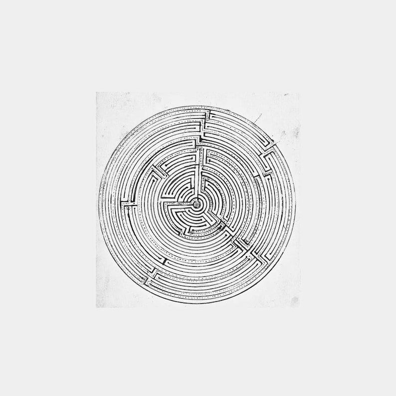 Printable Digital Art LABYRINTH Wall Art High Resolution 300 Dpi ...