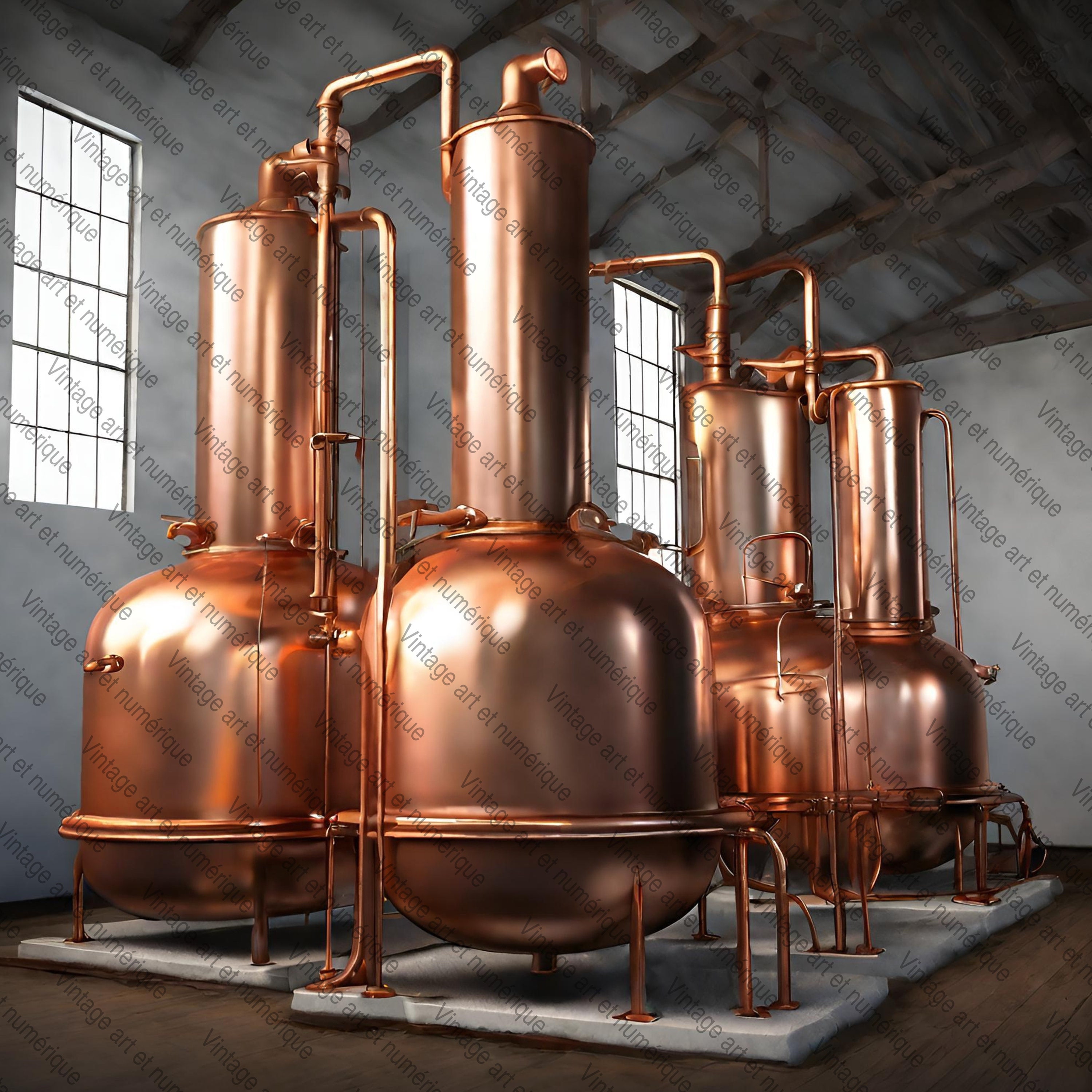 Copper Alembic Clipart in PNG Format Instant Download Digital Image ...