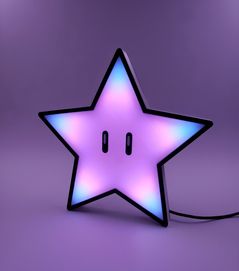 Mario Power-up Star Smart Lamp - Etsy