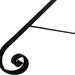 Hand Forged Stair Railing With Circle Design, Black Painted Finish - Etsy