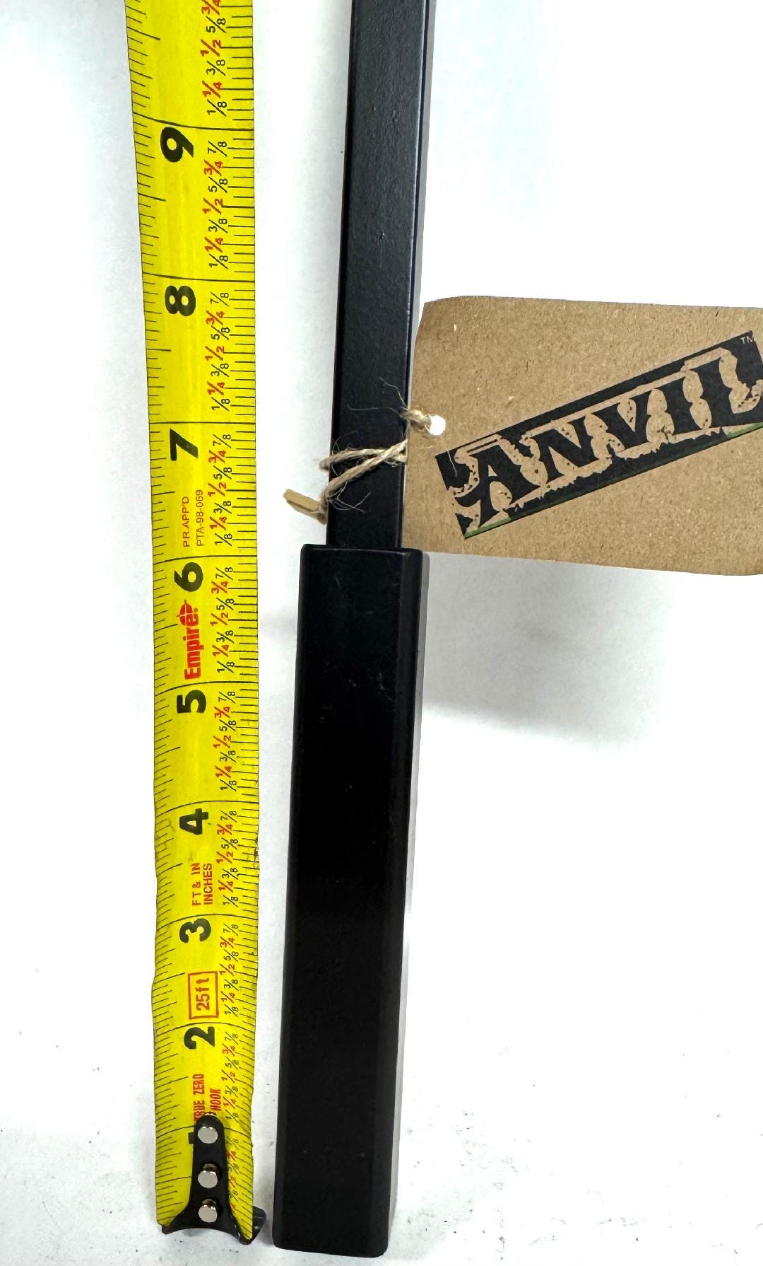 6" Handrail Rusty Metal HOLLOW Post Mount Repair for 1" Posts NO ...
