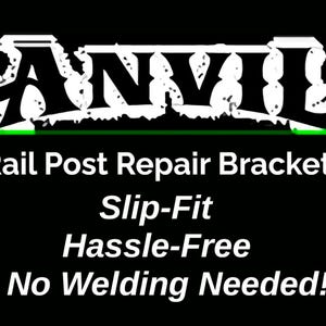 Broken Railing Repair Base 6.5" H Outdoor Handrail Rusty Metal 1” Post ...