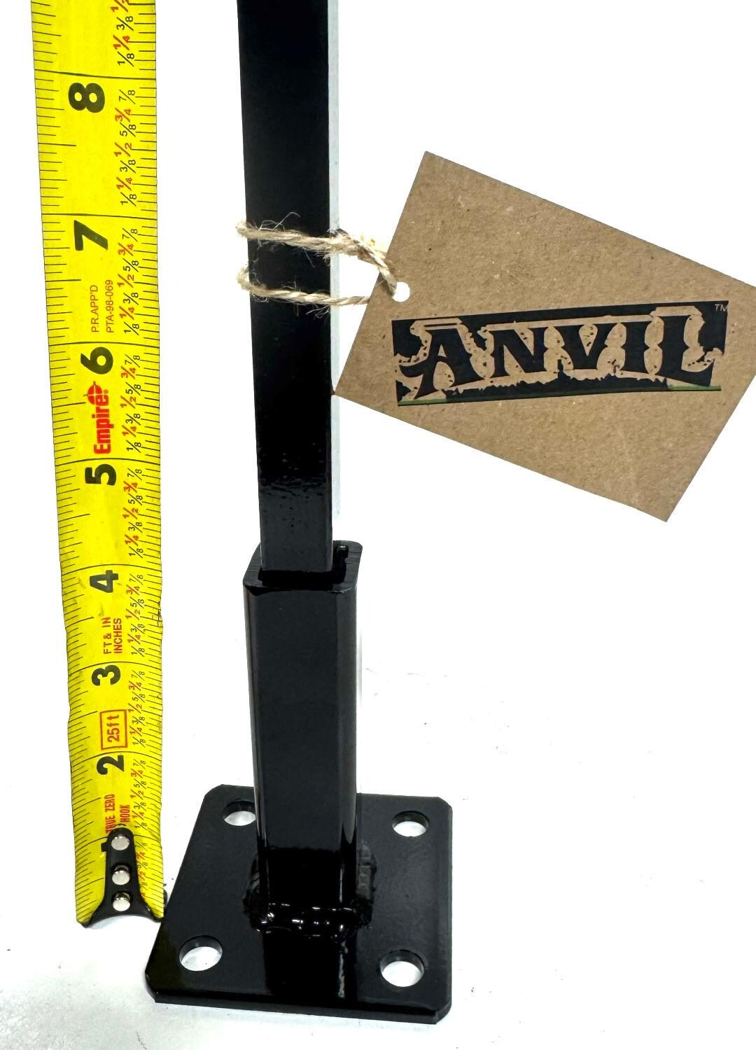 Stair Railing Repair Base 1" Post 4" Repair Length, Rusted Metal Posts ...