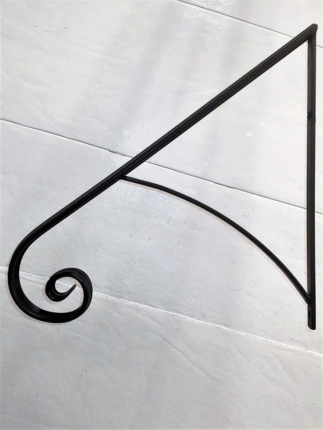 Elegant Scroll Handrail Grab Bar Design Rail End 1 Arch Wrought Iron 22 ...