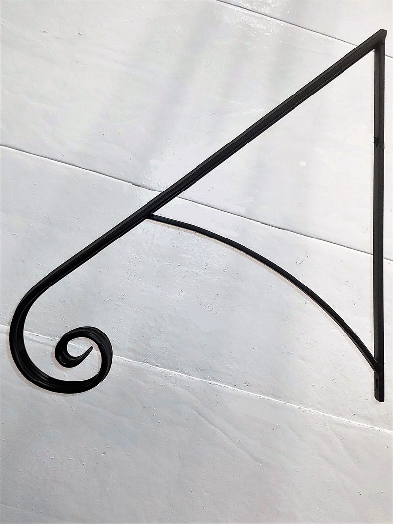 Elegant Scroll Handrail Grab Bar Design Rail End 1 Arch Wrought Iron 22 ...