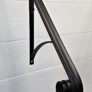 Elegant Scroll Handrail Grab Bar Design Rail End 1 Arch Wrought Iron 22 ...