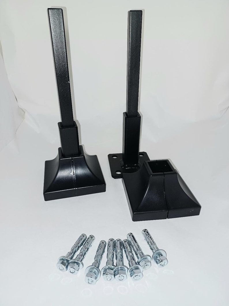 Repair Base Stair Rail Posts DIY Kit 4 H Handrail Broken Loose for 1 ...