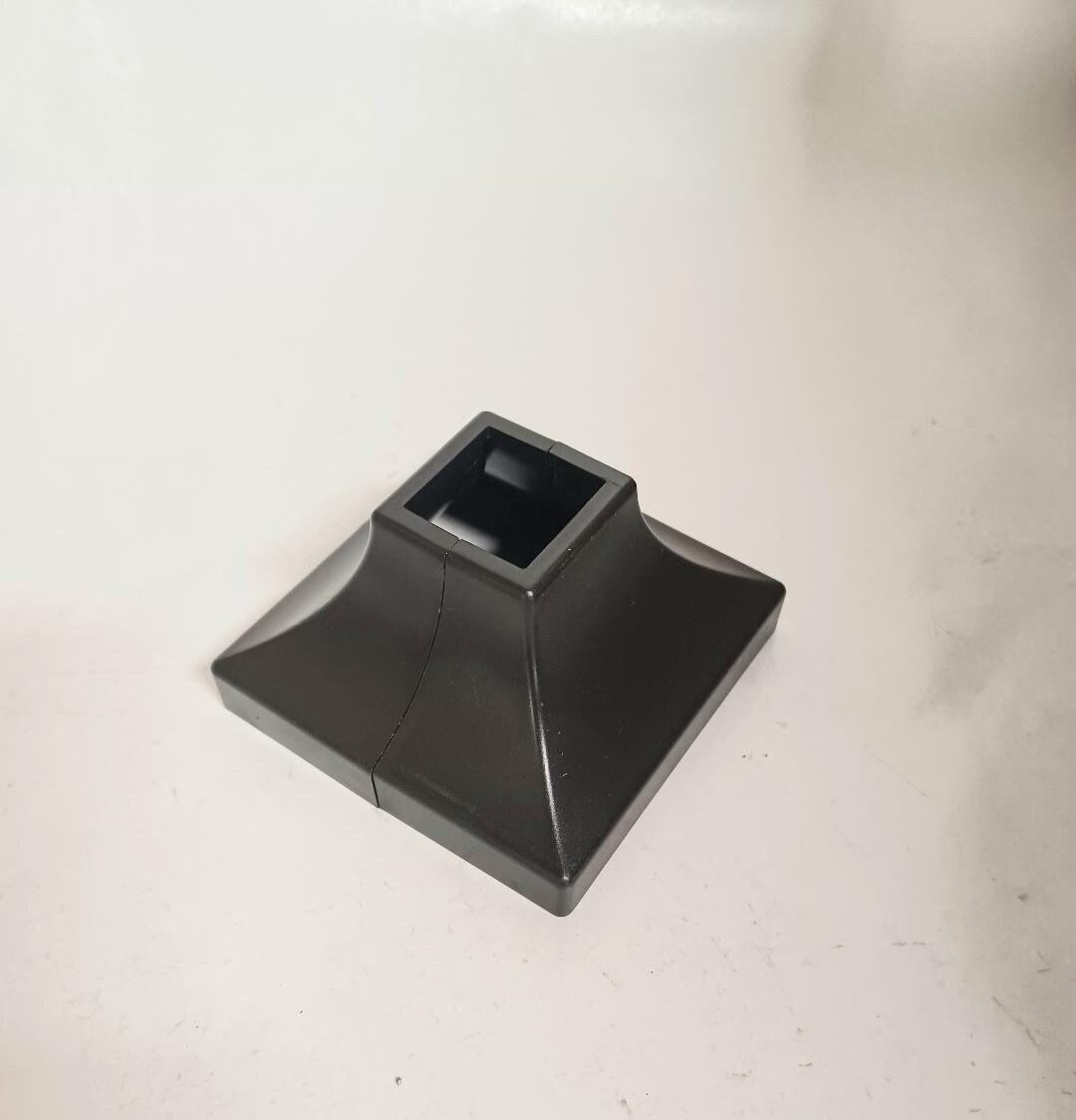 1 Cosmetic 1 1/2" Post Stair Railing Base Skirt Covers Post Banister ...