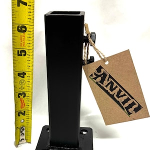 Broken Railing Repair Base 6.5" H Outdoor Handrail Rusty Metal 1” Post ...