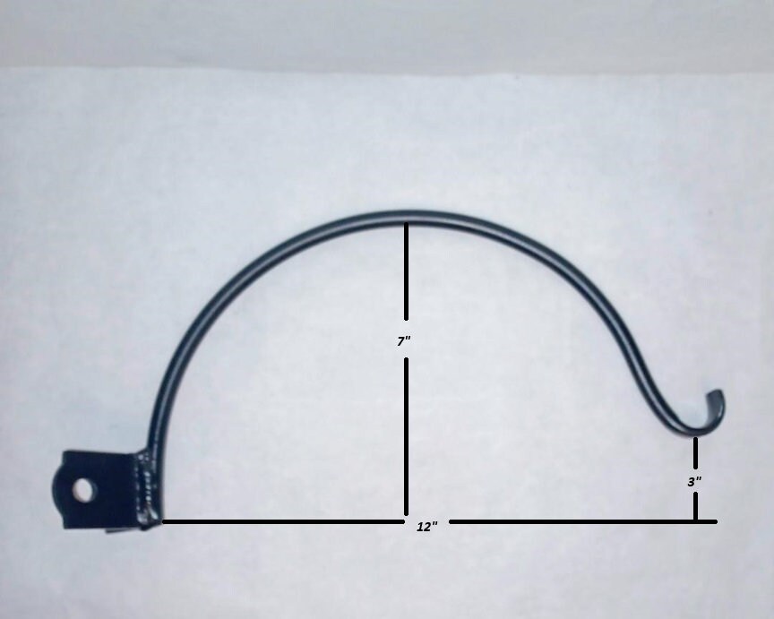 12 Corner Bracket PLANT Hooks for Hanging Outdoor Solar Lights Lamps ...